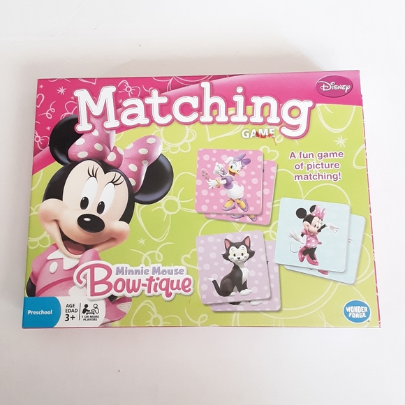 Disney | Games | Disney Minnie Mouse Matching Game New | Poshmark